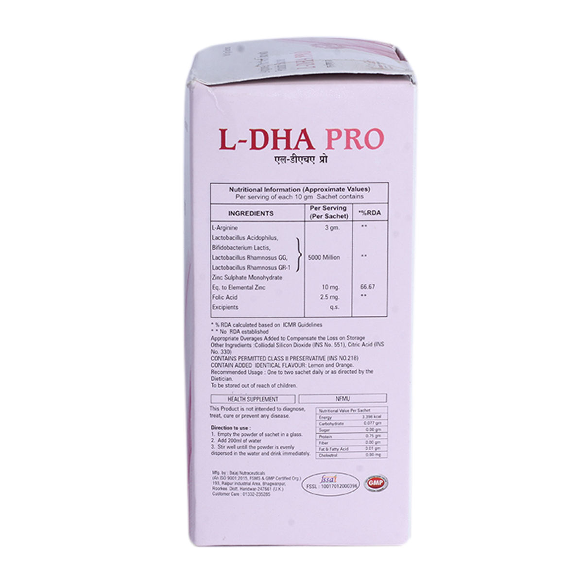 L DHA PRO Granules 10 gm Price, Uses, Side Effects, Composition ...