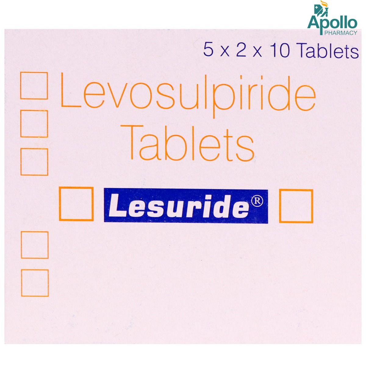 Lesuride 25 Tablet 10's Price, Uses, Side Effects, Composition - Apollo ...