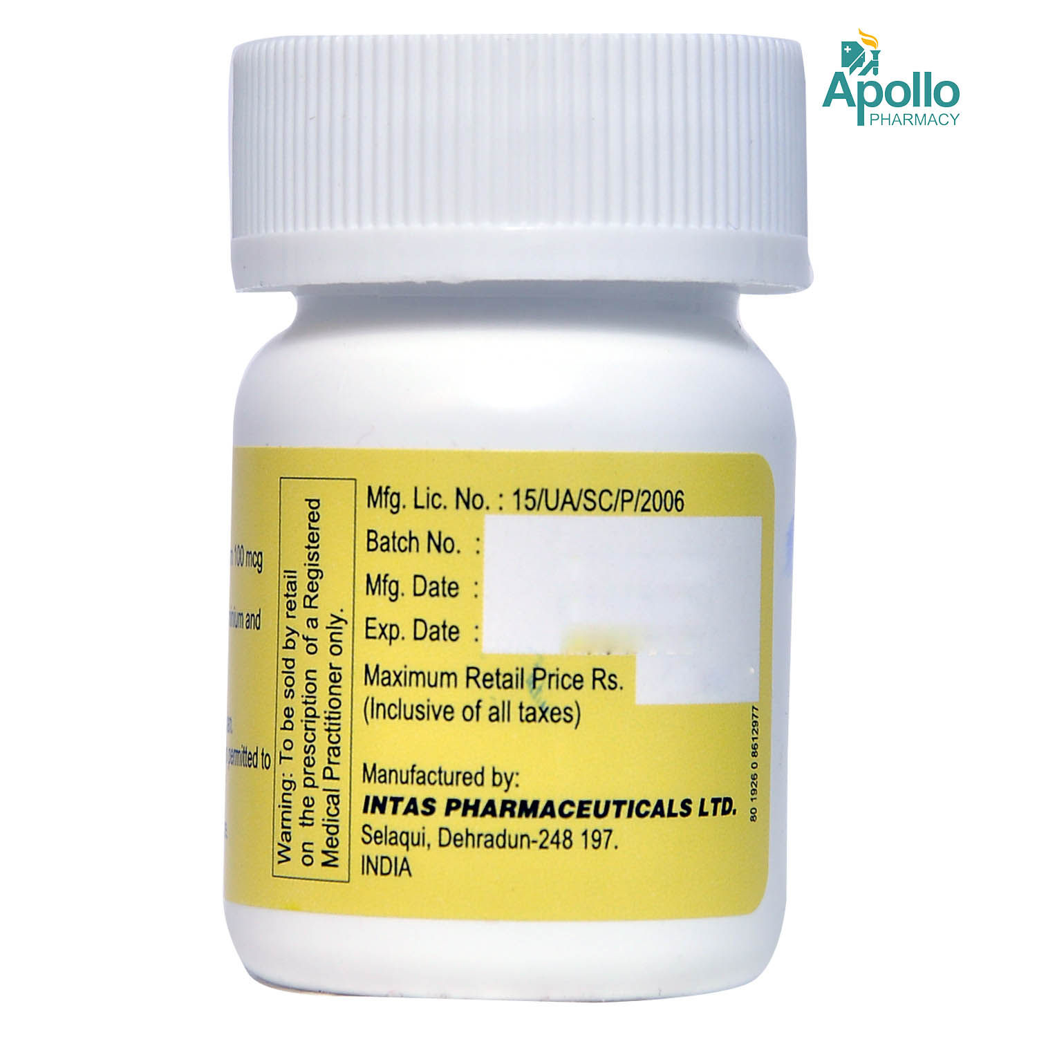 LETHYROX 100MCG TABLET Price, Uses, Side Effects, Composition - Apollo ...