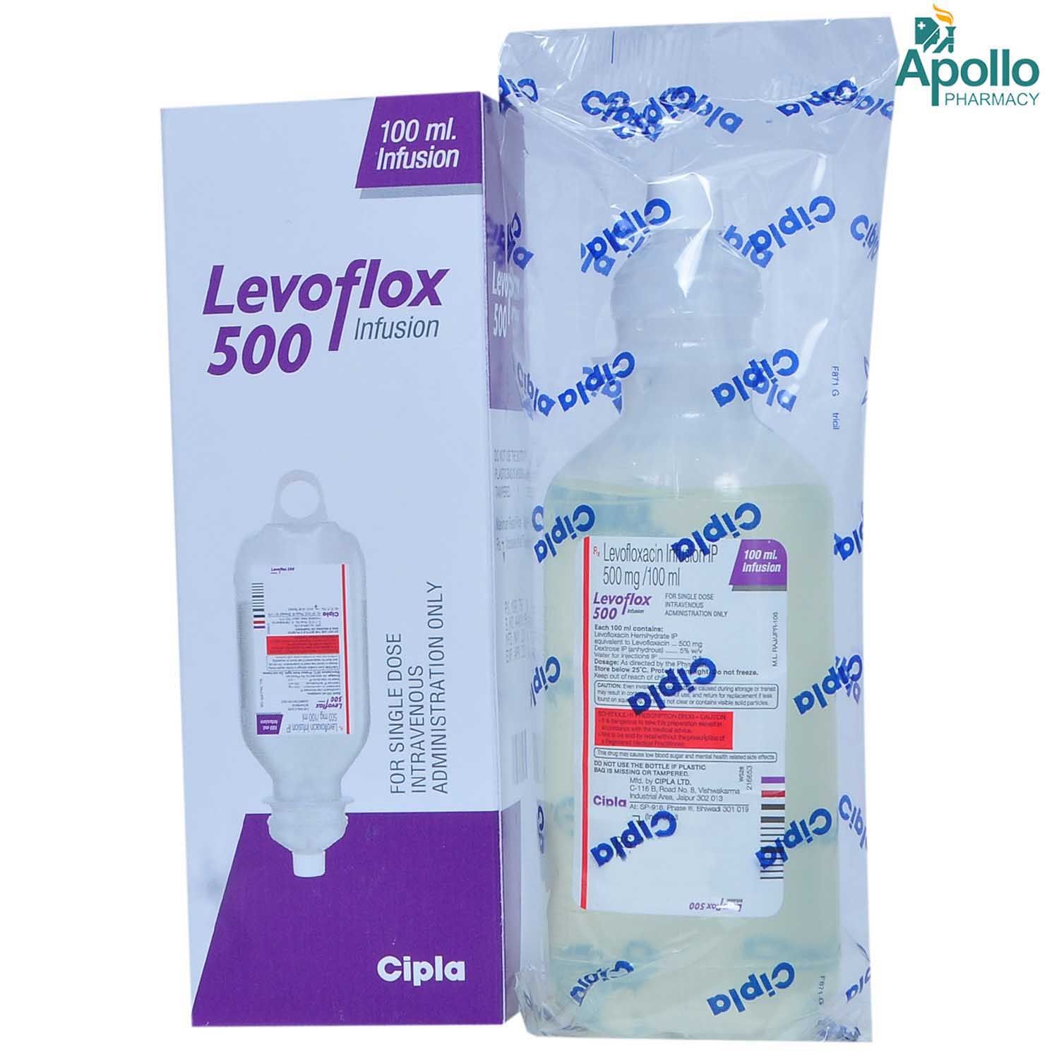 Levoflox 500 Infusion 100 ml Price, Uses, Side Effects, Composition ...