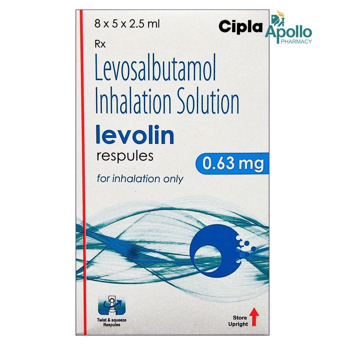 Levolin 0.63mg Respules 5X2.5 ml Price, Uses, Side Effects, Composition ...