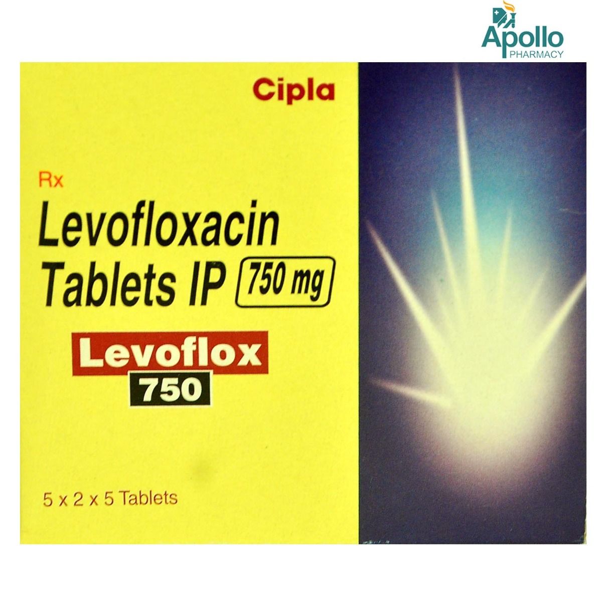 Levoflox 750 Tablet 5's Price, Uses, Side Effects, Composition - Apollo ...