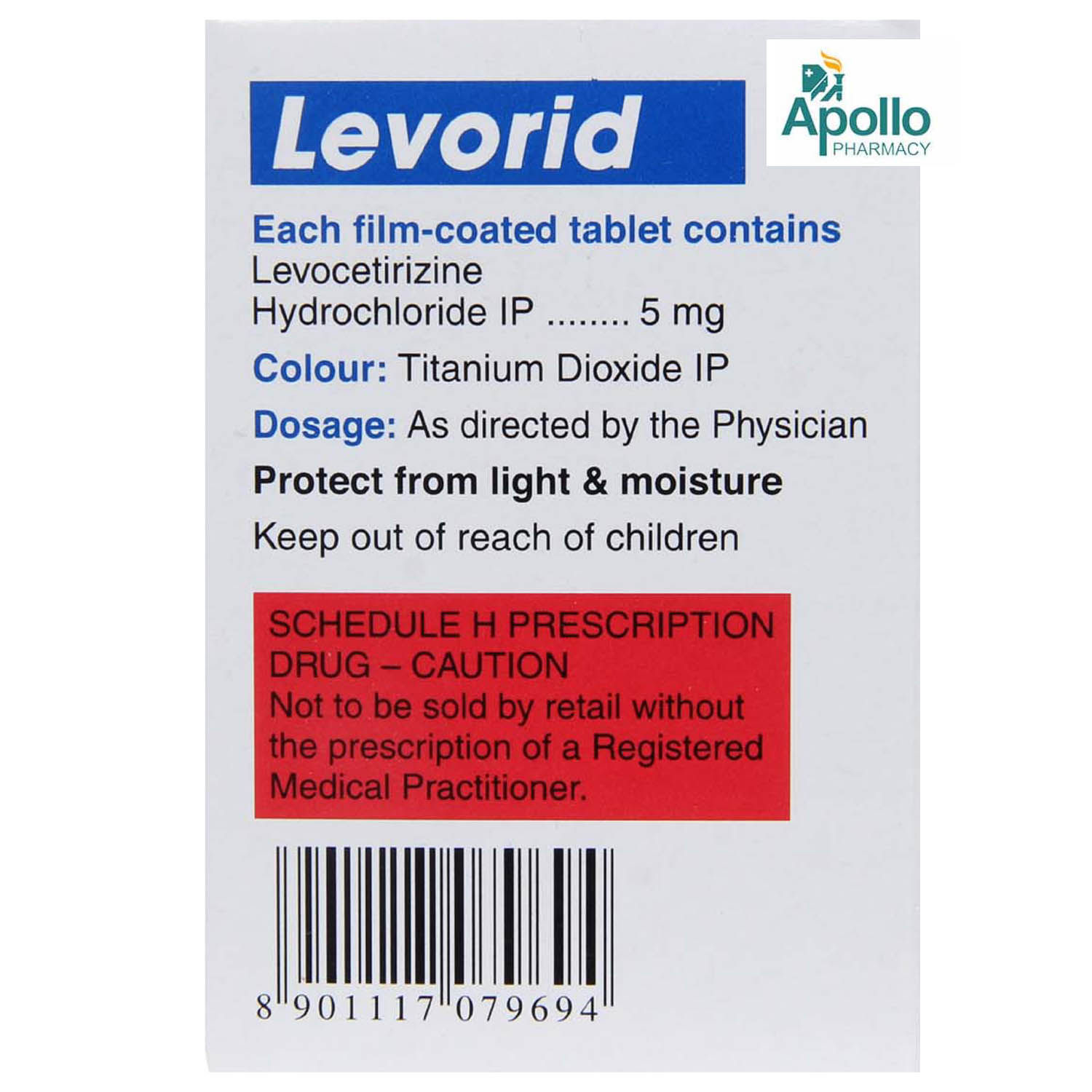 Levorid Tablet 10's Price, Uses, Side Effects, Composition - Apollo ...