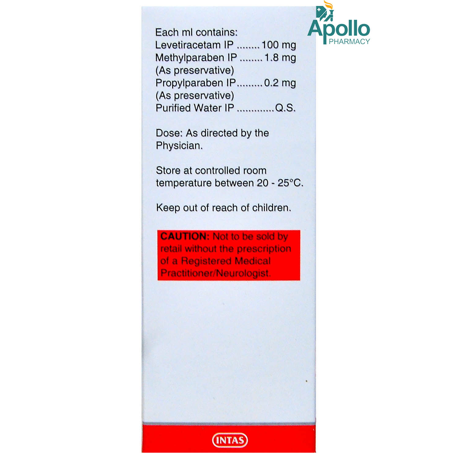 Levera Solution 100 ml Price, Uses, Side Effects, Composition - Apollo ...