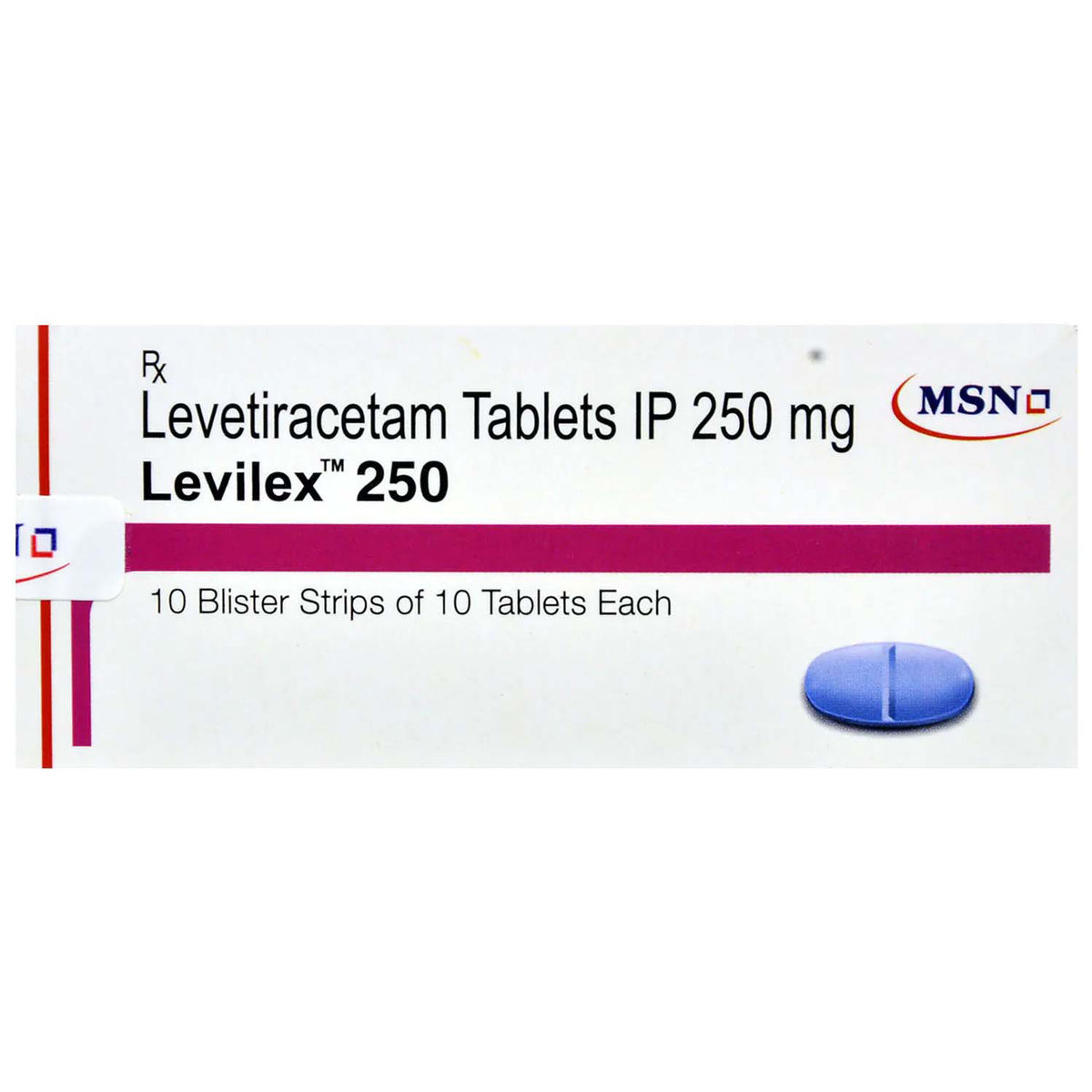 Levilex 250 mg Tablet 10's Price, Uses, Side Effects, Composition ...