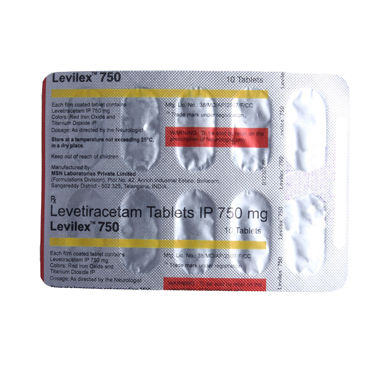 Levilex 750 Tablet 10's Price, Uses, Side Effects, Composition - Apollo ...
