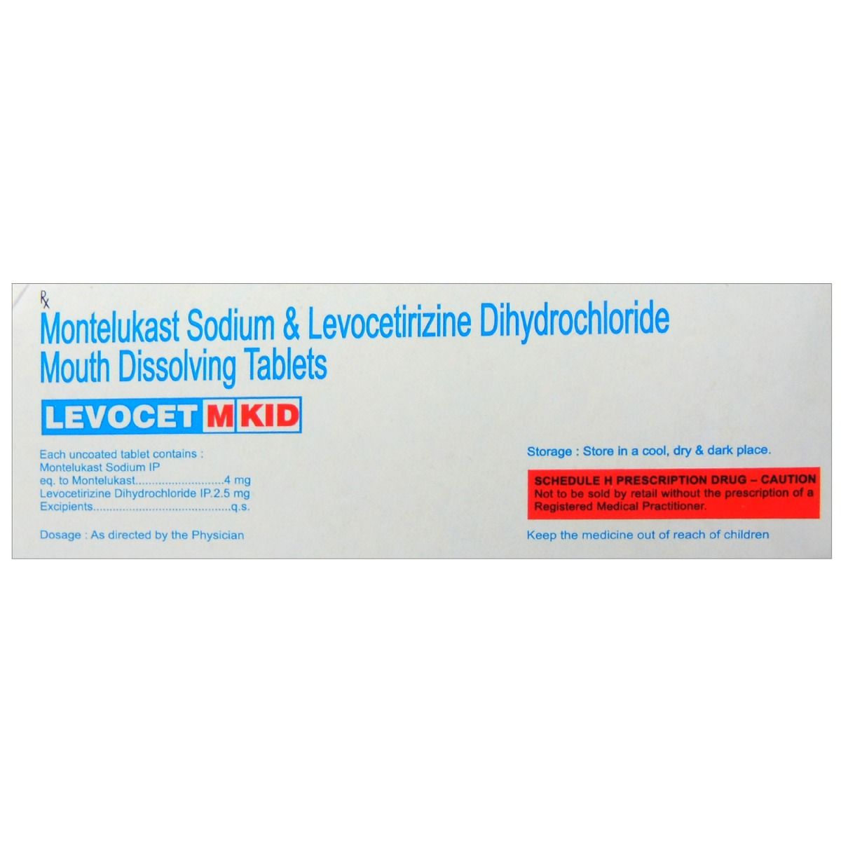 Levocet M Kid Tablet 10's Price, Uses, Side Effects, Composition ...
