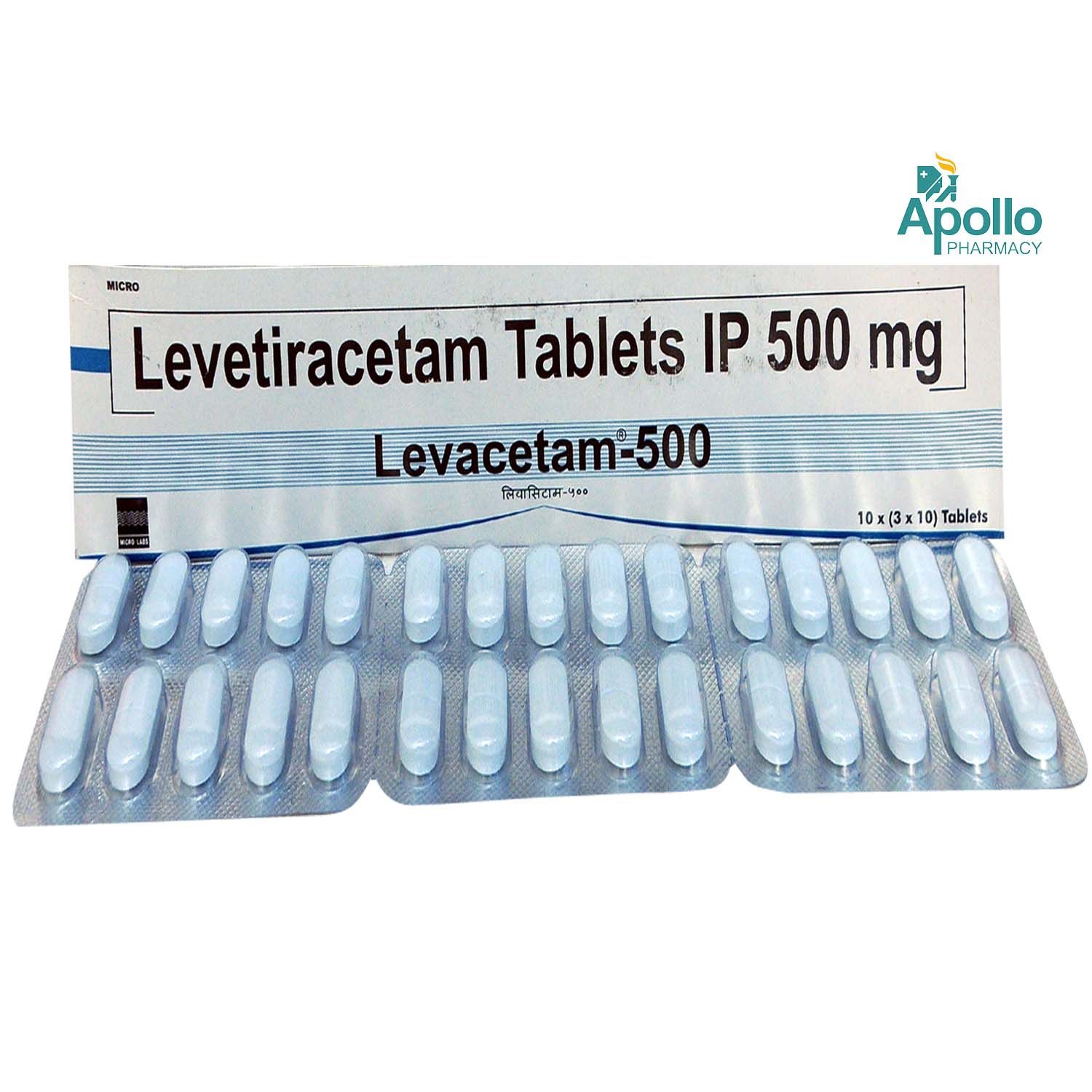 Levacetam 500 Tablet 10's Price, Uses, Side Effects, Composition ...