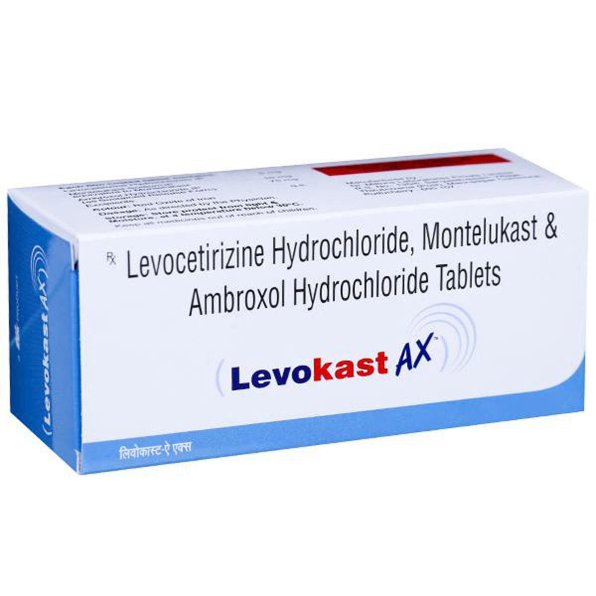LEVOKAST AX TABLET Price, Uses, Side Effects, Composition - Apollo Pharmacy