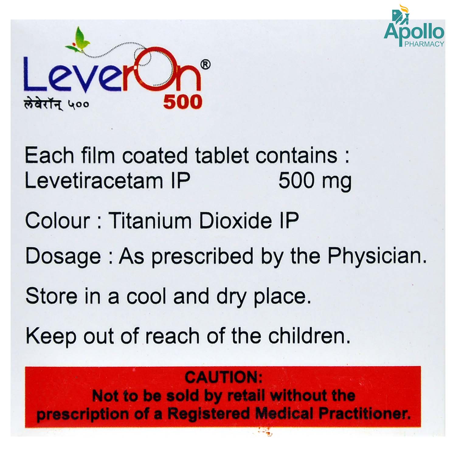 LEVERON 500MG TABLET Price, Uses, Side Effects, Composition - Apollo ...