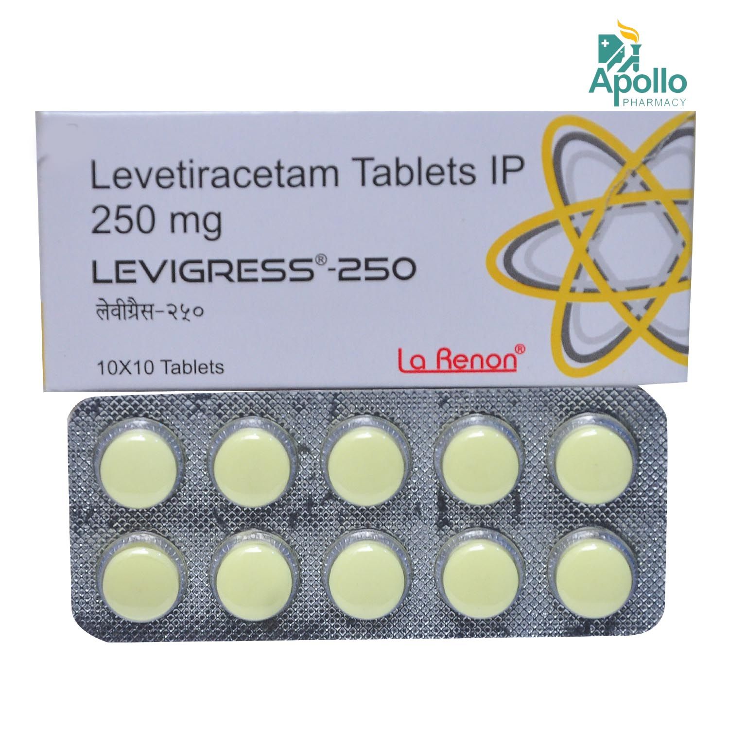 Levigress 250 Tablet 10's Price, Uses, Side Effects, Composition ...