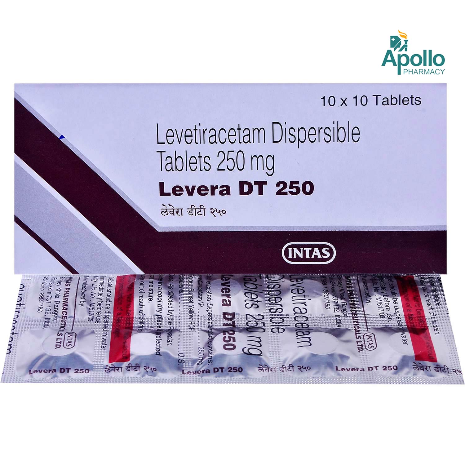 LEVERA DT 250MG TABLET 10'S Price, Uses, Side Effects, Composition ...