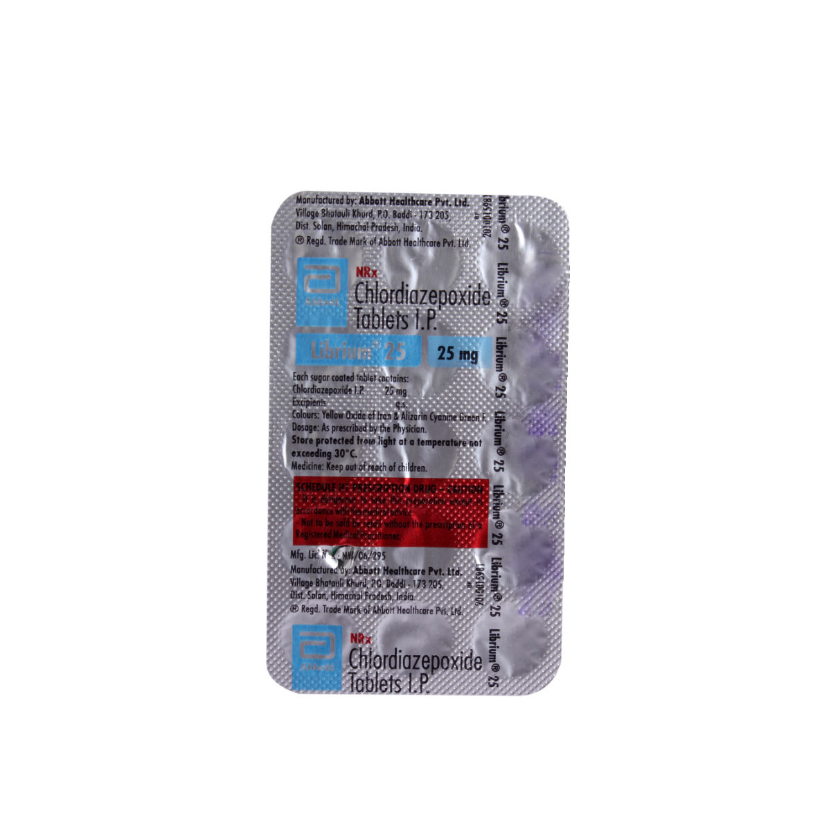 Librium 25 mg Tablet 15's Price, Uses, Side Effects, Composition ...