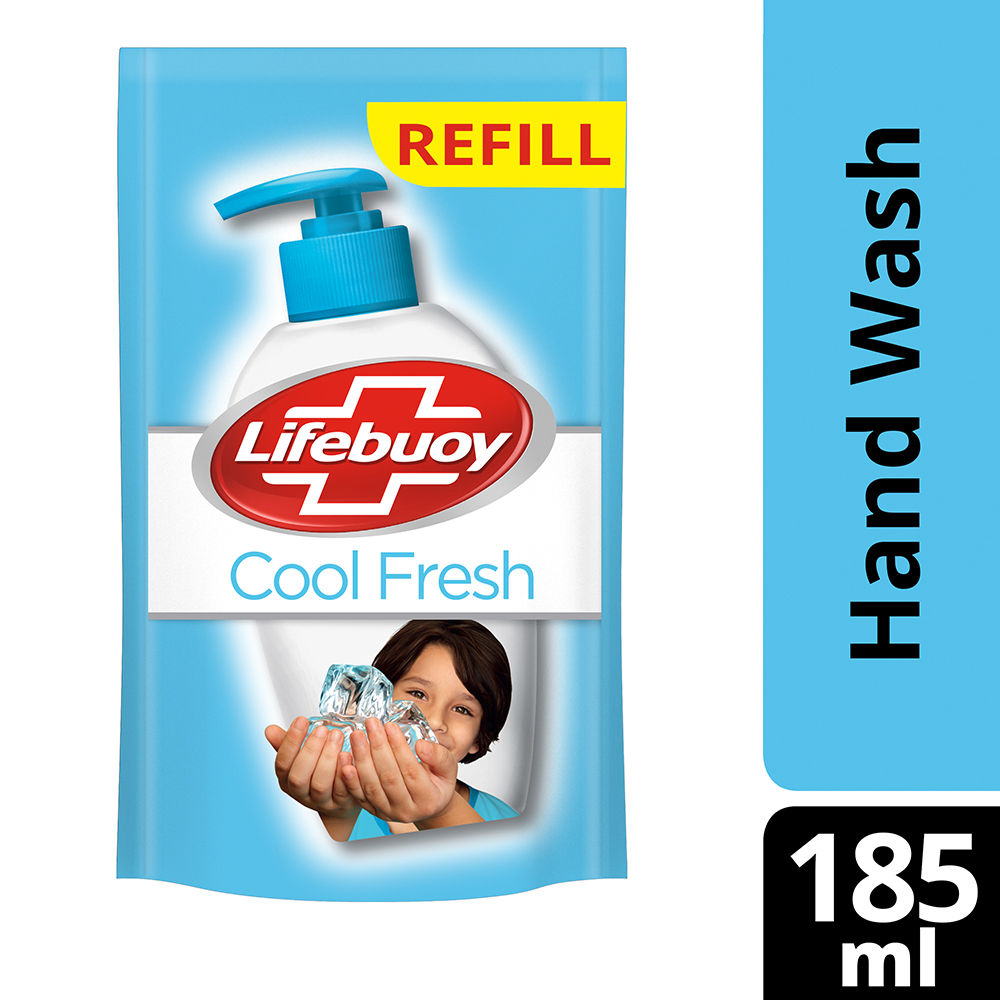 Lifebuoy Cool Fresh Menthol Germ Protection Handwash 555 ml Refill Pack ...