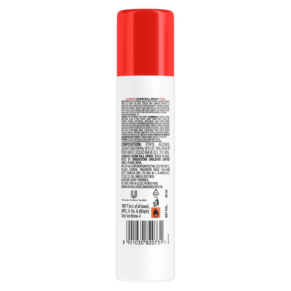 Lifebuoy Germ Kill Spray, 75 ml Price, Uses, Side Effects, Composition ...