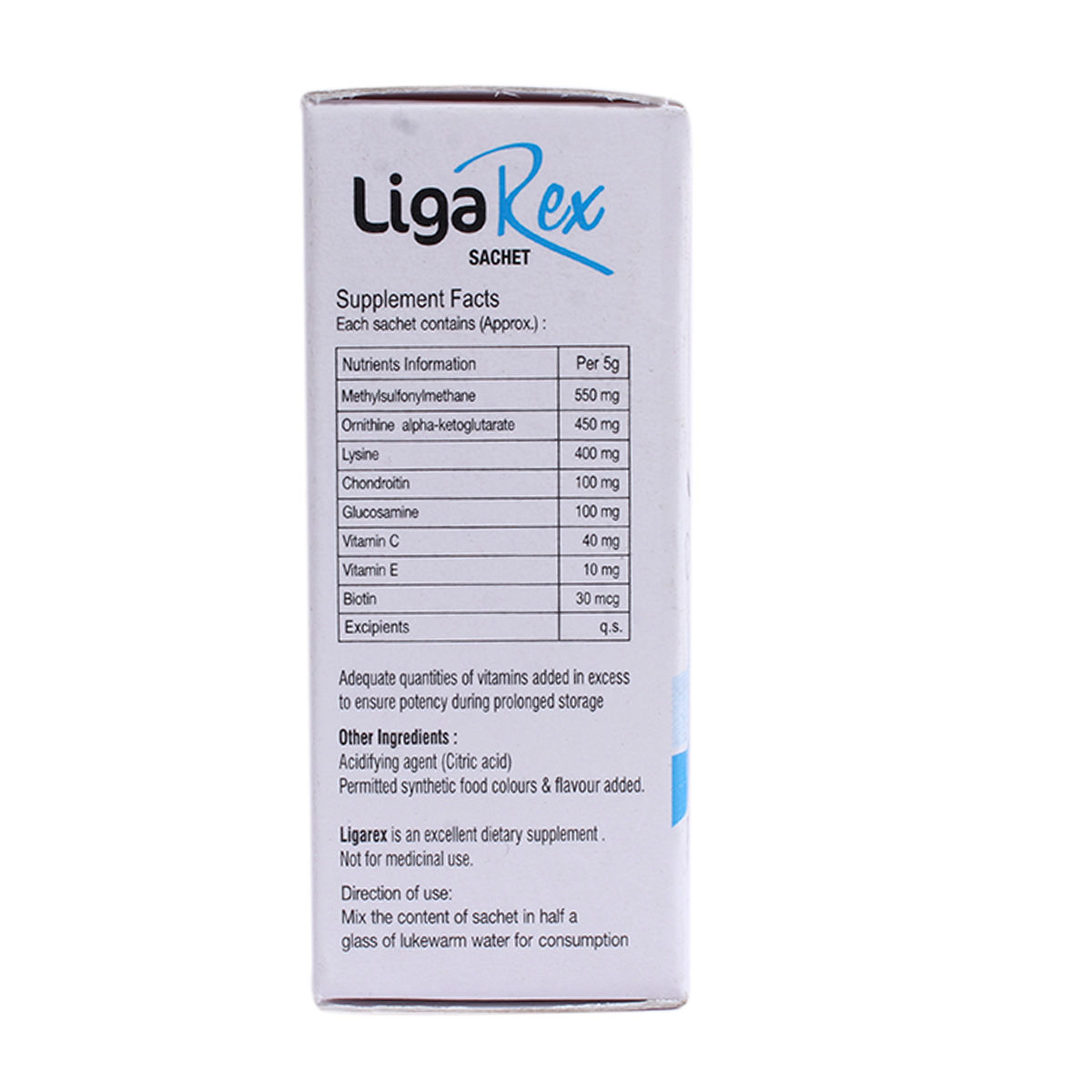 Ligarex S/F Sachet 5gm Price, Uses, Side Effects, Composition - Apollo ...