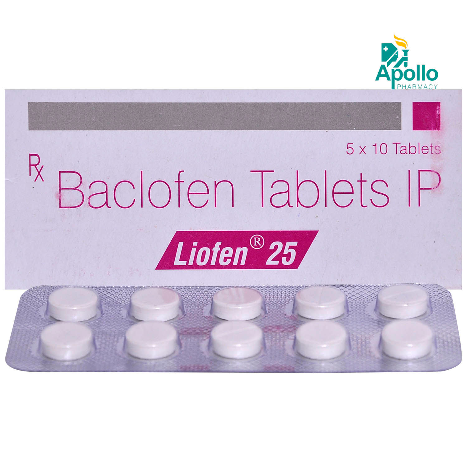 Liofen 25 Tablet 10's Price, Uses, Side Effects, Composition - Apollo ...