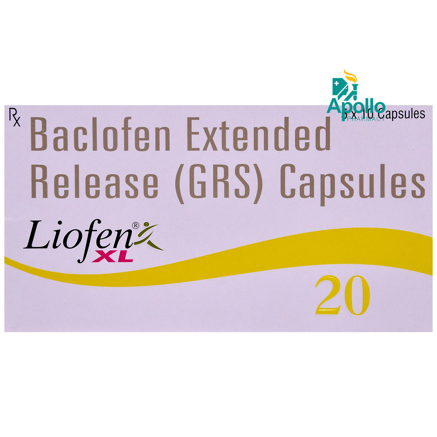 Liofen XL 20 Capsule 10's Price, Uses, Side Effects, Composition ...