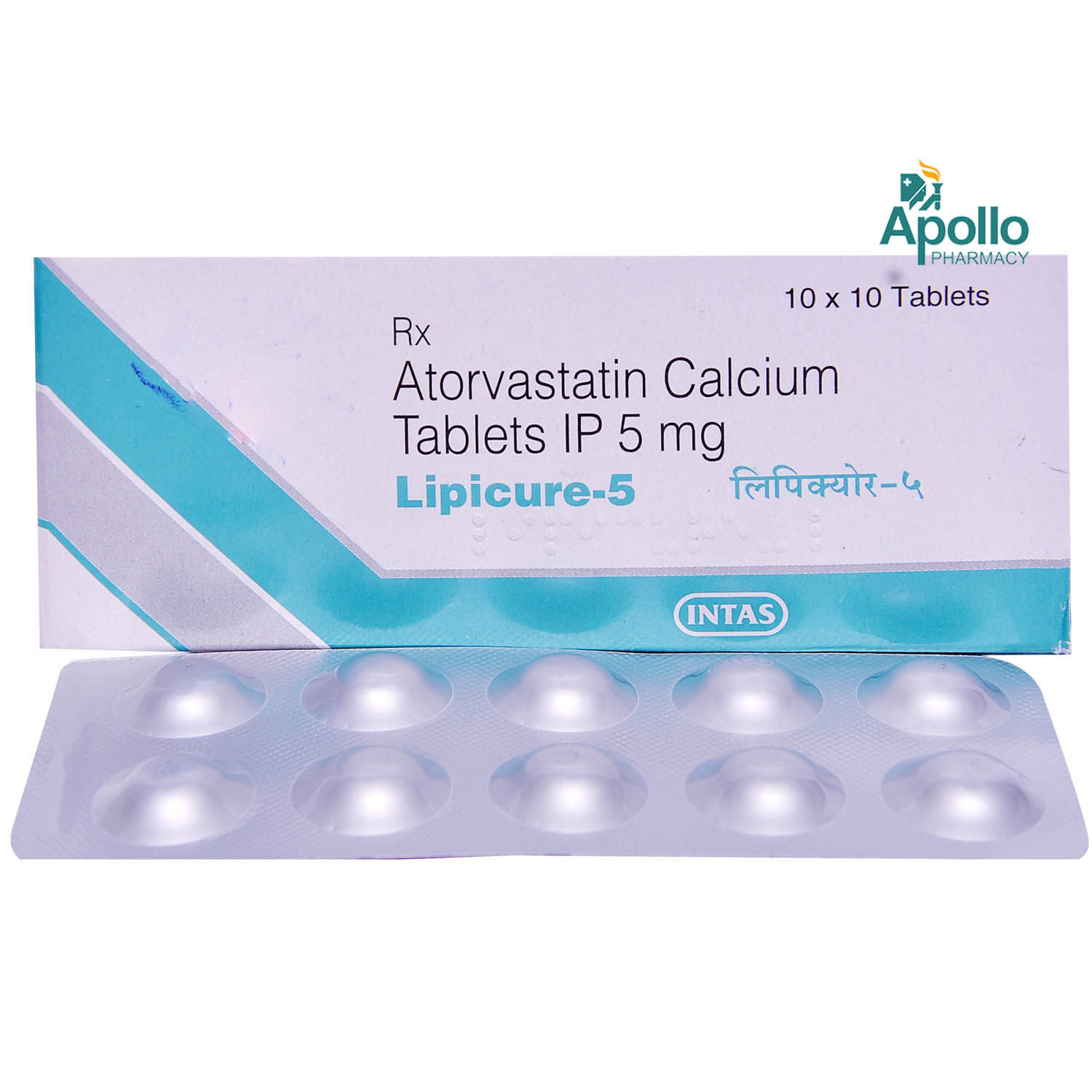 Lipicure-5 Tablet 10's Price, Uses, Side Effects, Composition - Apollo ...