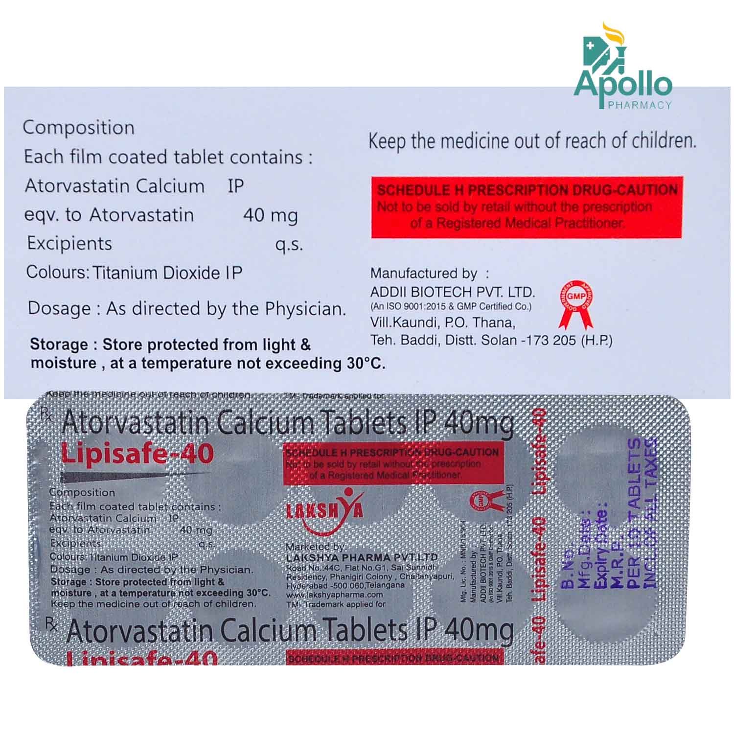 LIPISAFE 40MG TABLET Price, Uses, Side Effects, Composition - Apollo ...