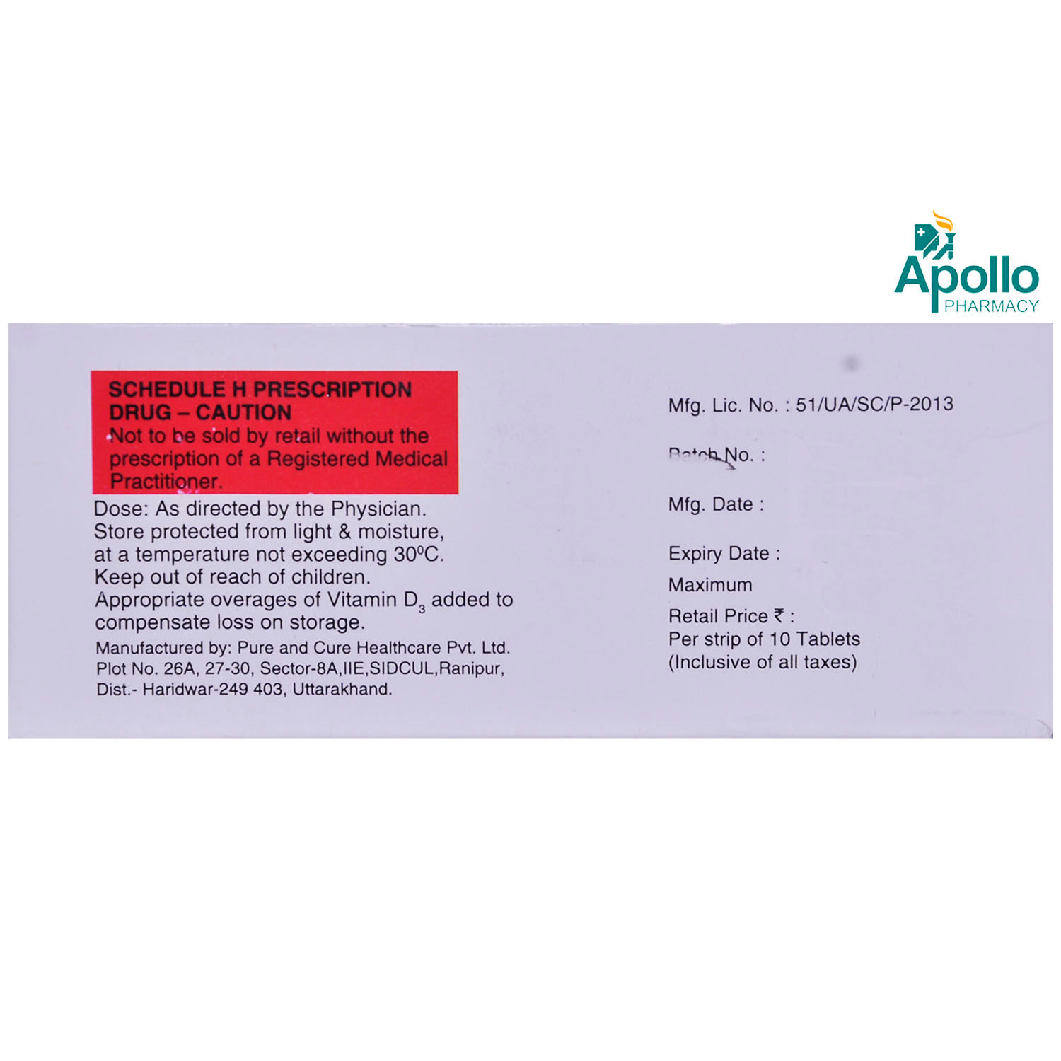 Lipicure-D 10 Tablet 10's Price, Uses, Side Effects, Composition ...