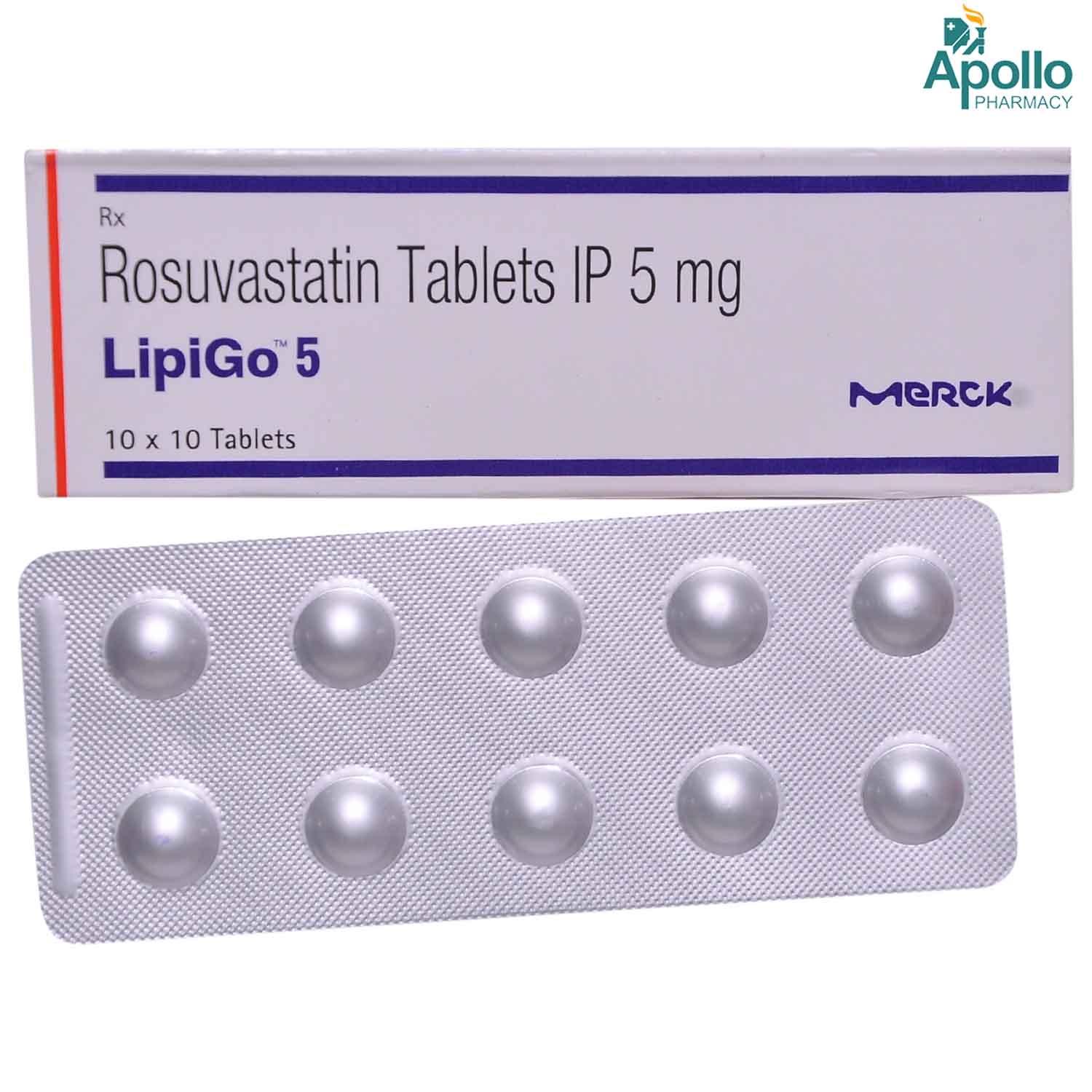 LIPIGO 5MG TABLET Price, Uses, Side Effects, Composition - Apollo Pharmacy