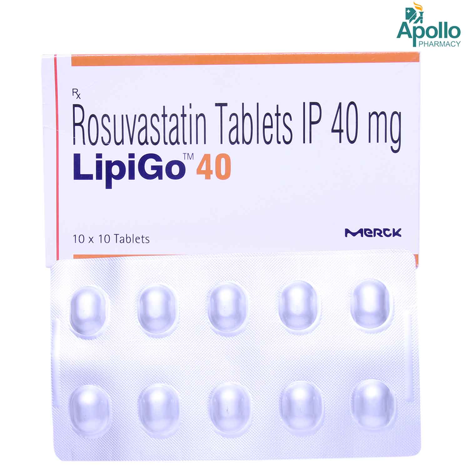 LIPIGO 40MG TABLET 10'S Price, Uses, Side Effects, Composition - Apollo ...