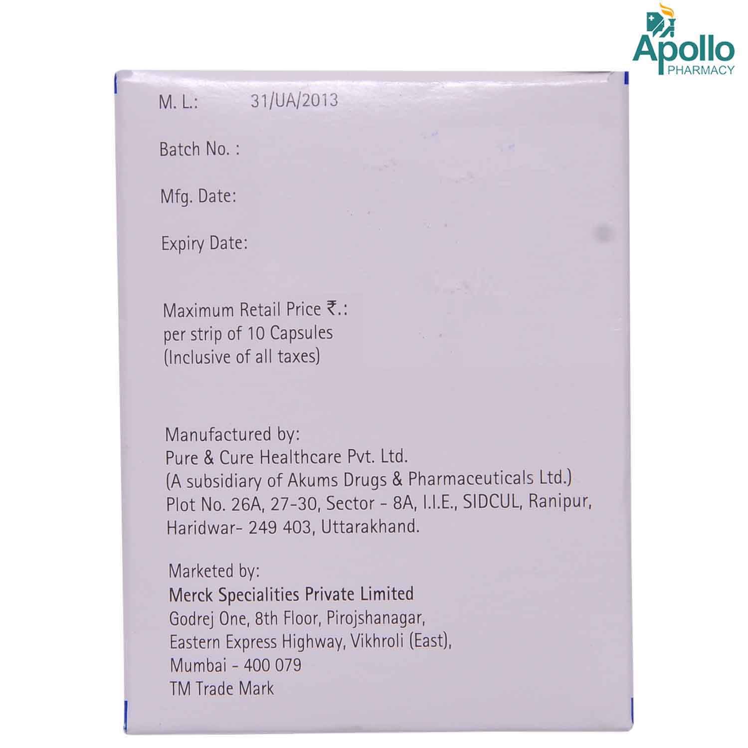 Lipigo A 75 Capsule 10's Price, Uses, Side Effects, Composition ...