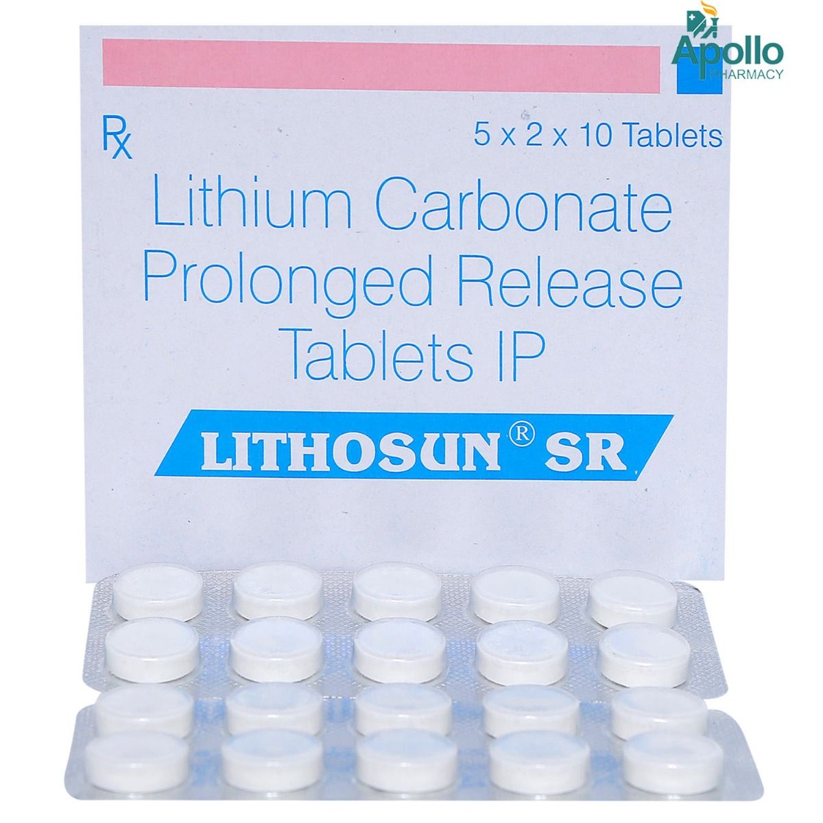 Lithosun SR Tablet 10's Price, Uses, Side Effects, Composition - Apollo ...