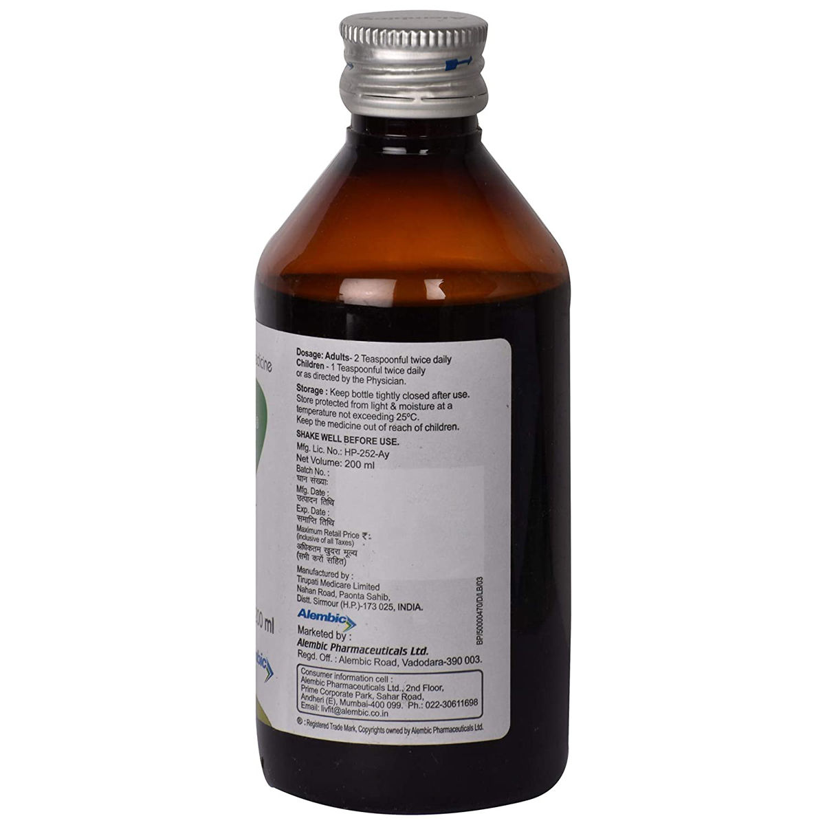 Livfit Syrup, 200 ml Price, Uses, Side Effects, Composition - Apollo ...