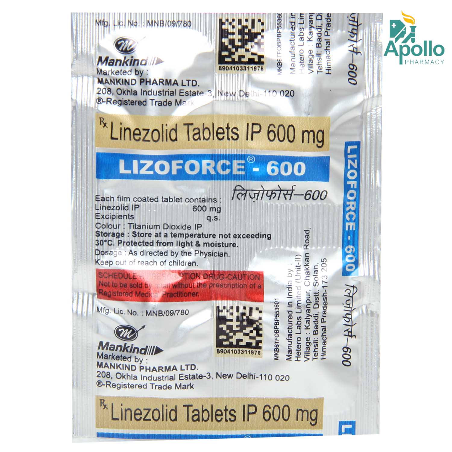 LIZOFORCE 600MG TABLET Price, Uses, Side Effects, Composition - Apollo ...