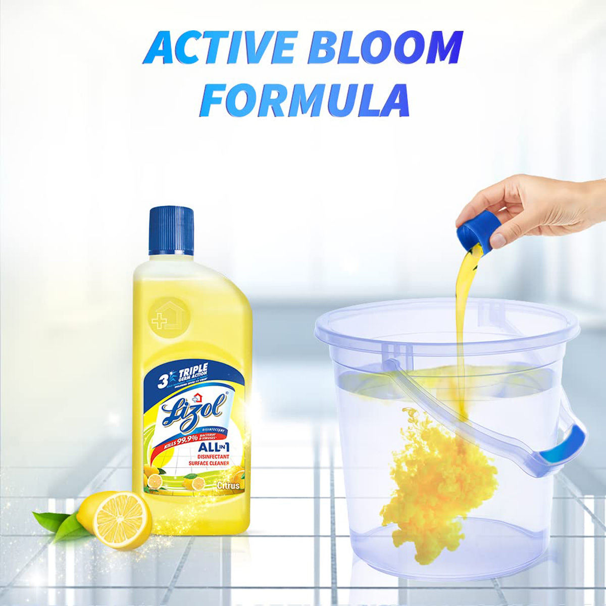 Lizol Disinfectant Citrus Surface Cleaner, 500 ml Price, Uses, Side ...