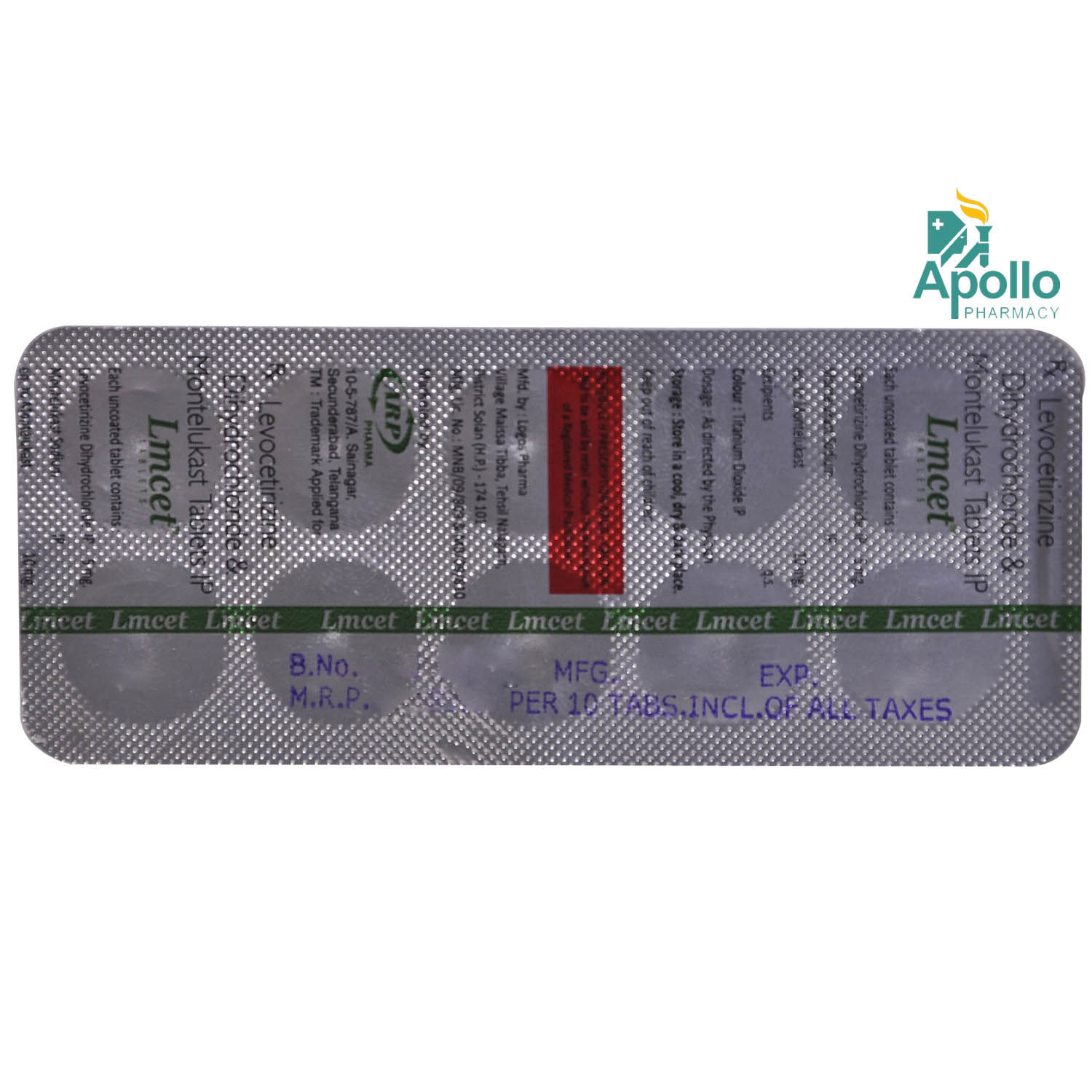 Lmcet Tablet 10's Price, Uses, Side Effects, Composition - Apollo Pharmacy