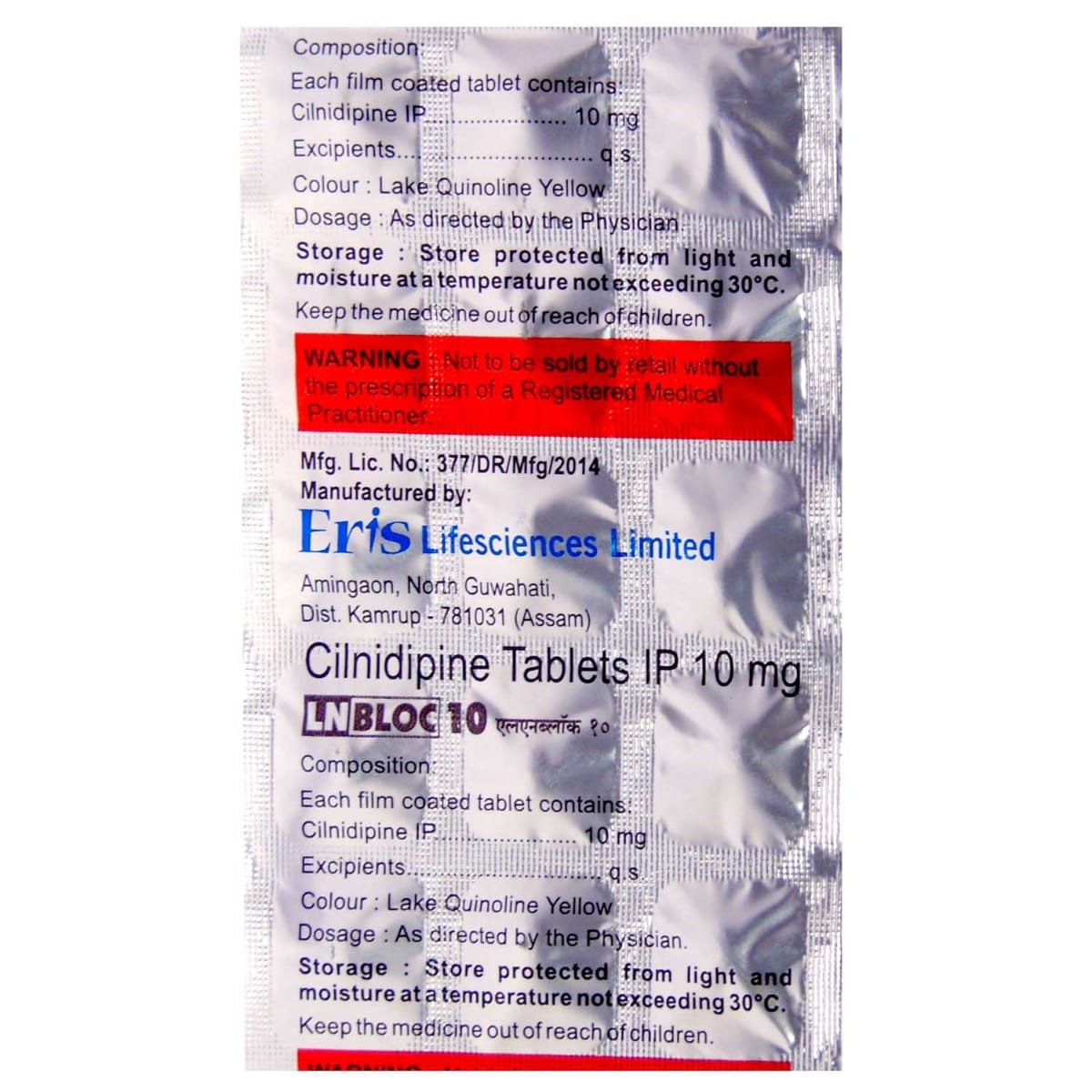 Lnbloc 10 Tablet 15's Price, Uses, Side Effects, Composition - Apollo ...