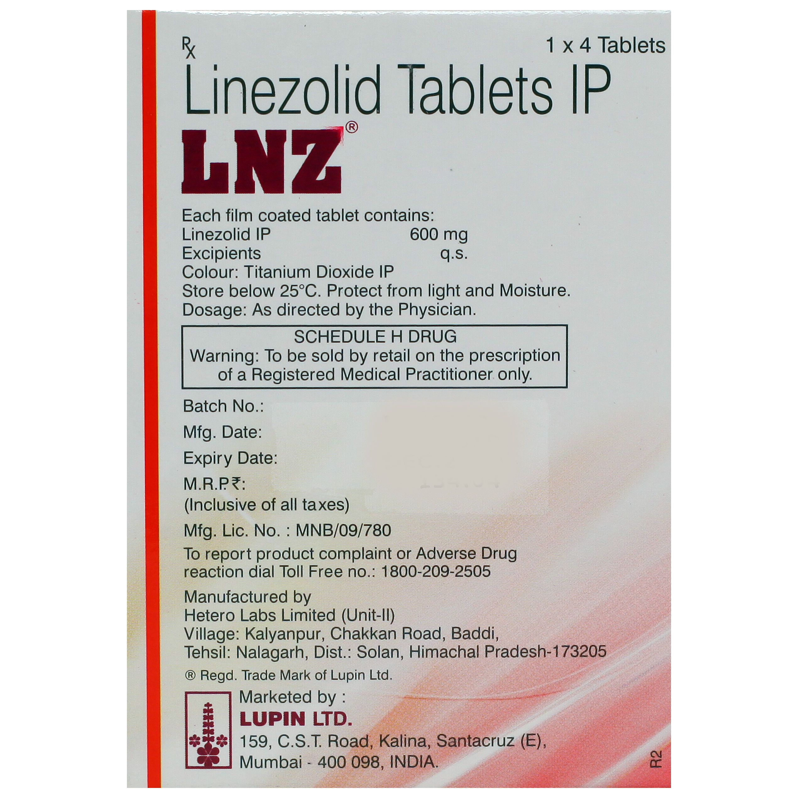 LNZ Tablet 4's Price, Uses, Side Effects, Composition - Apollo Pharmacy