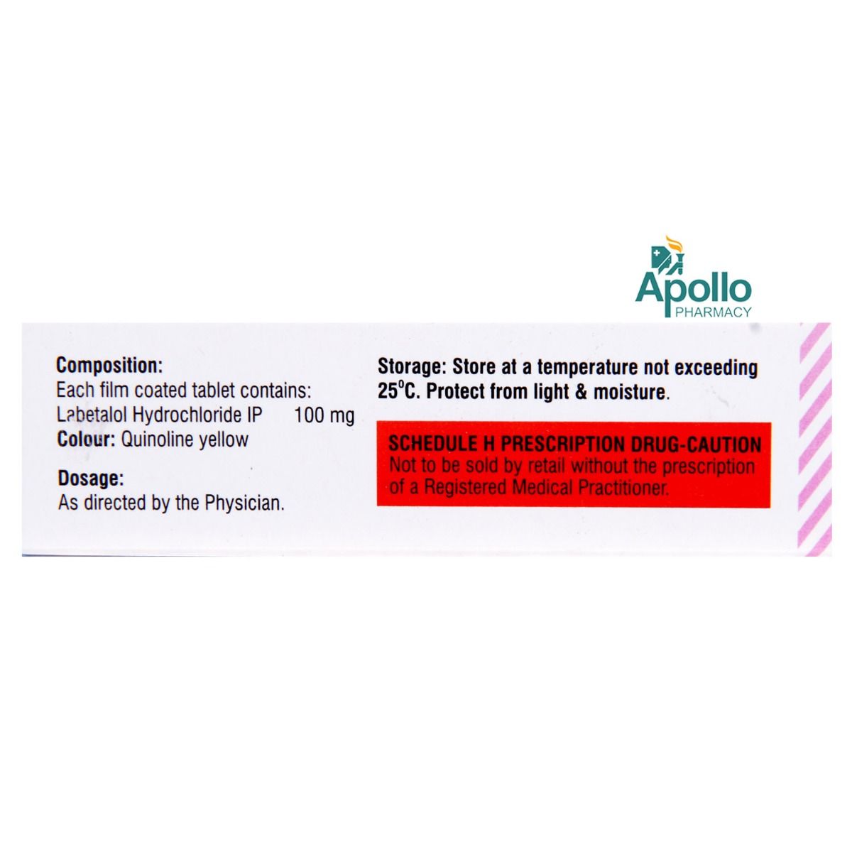 Lobet 100 mg Tablet 10's Price, Uses, Side Effects, Composition ...