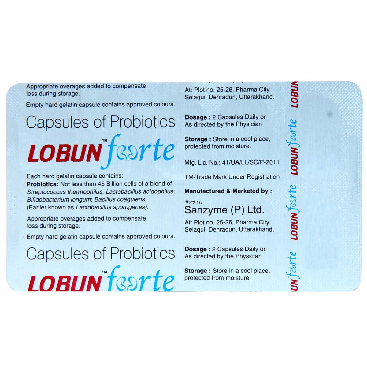 Lobun Forte Capsule 10's Price, Uses, Side Effects, Composition ...