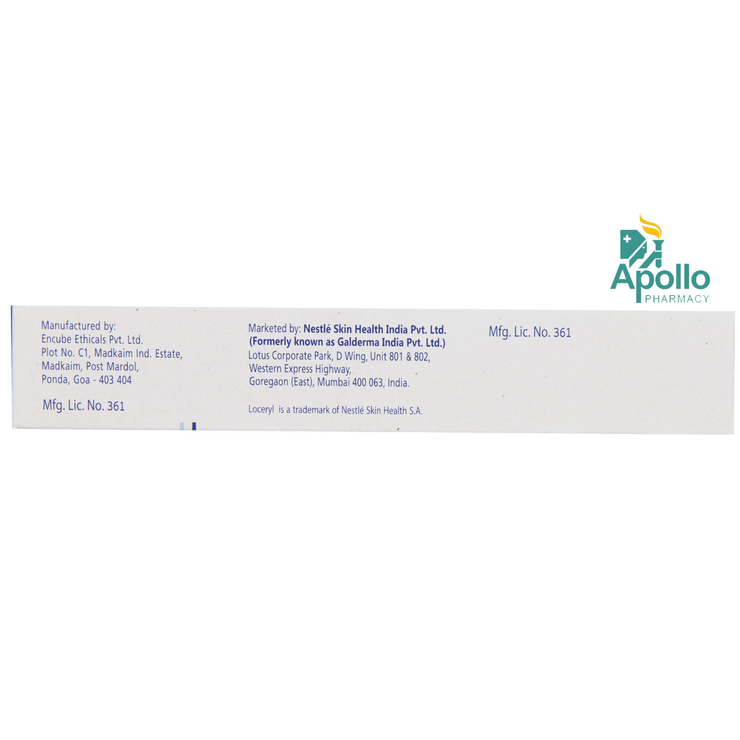Loceryl Cream 10 gm Price, Uses, Side Effects, Composition - Apollo ...