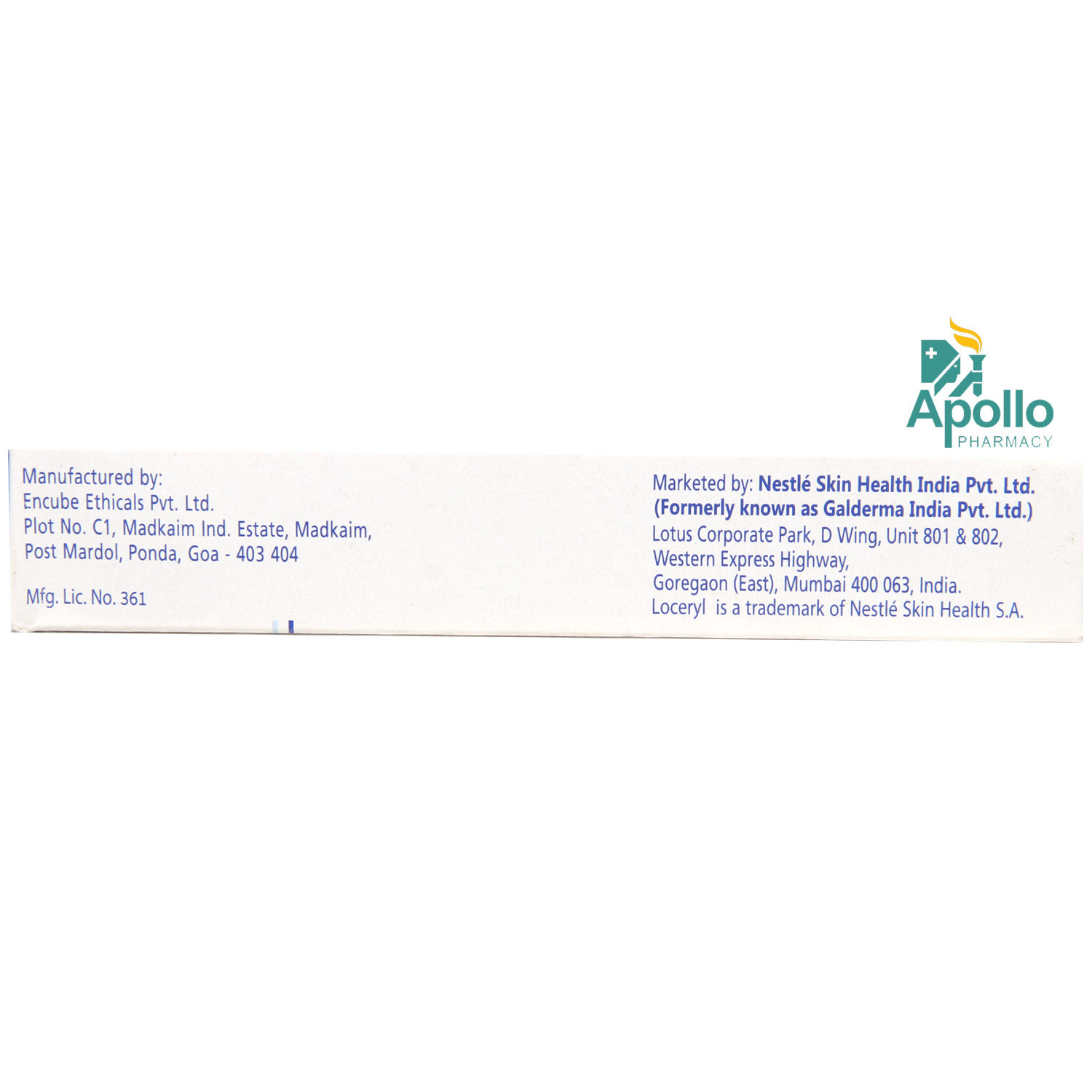 Loceryl Cream 30 gm Price, Uses, Side Effects, Composition - Apollo ...