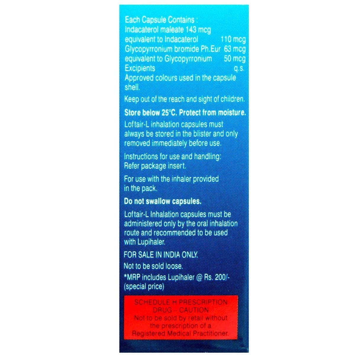 Loftair-L Capsule with Inhaler Kit Price, Uses, Side Effects ...