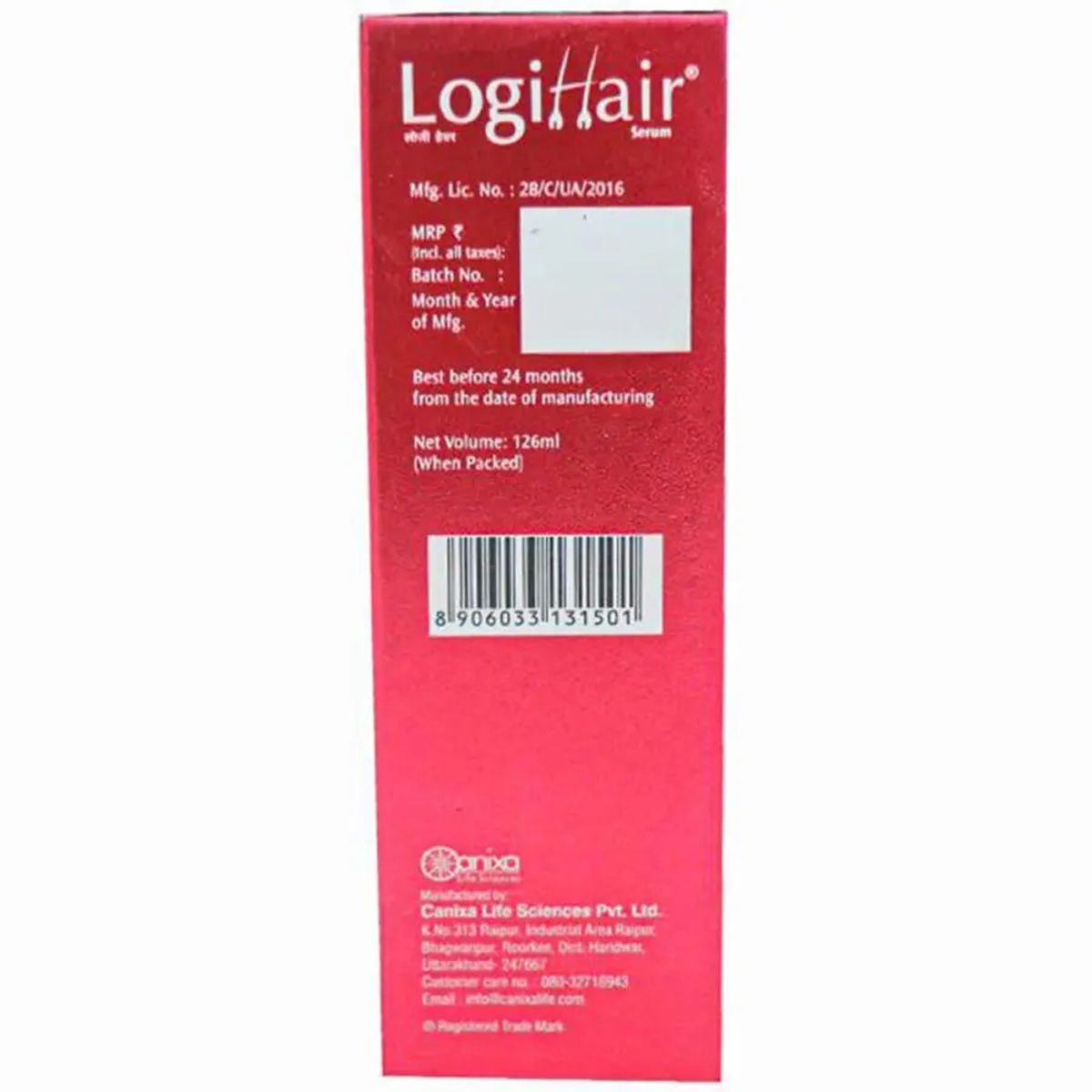 Logi Hair Serum, 126 ml Price, Uses, Side Effects, Composition - Apollo ...
