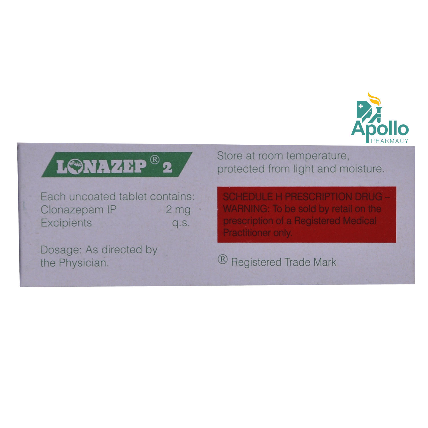 Lonazep 2 Mg Tablet 10's Price, Uses, Side Effects, Composition ...
