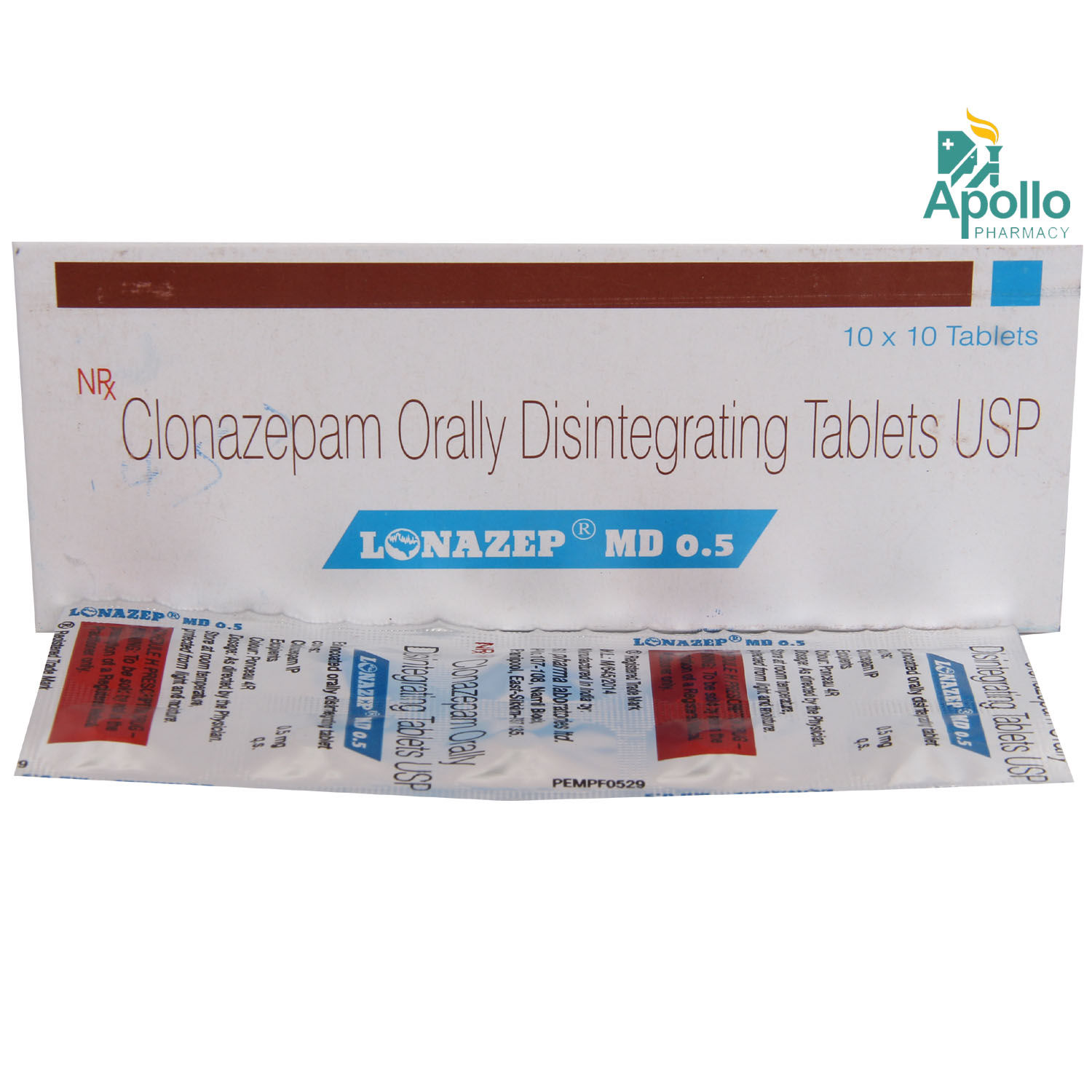 Lonazep MD 0.5 Tablet 10's Price, Uses, Side Effects, Composition ...