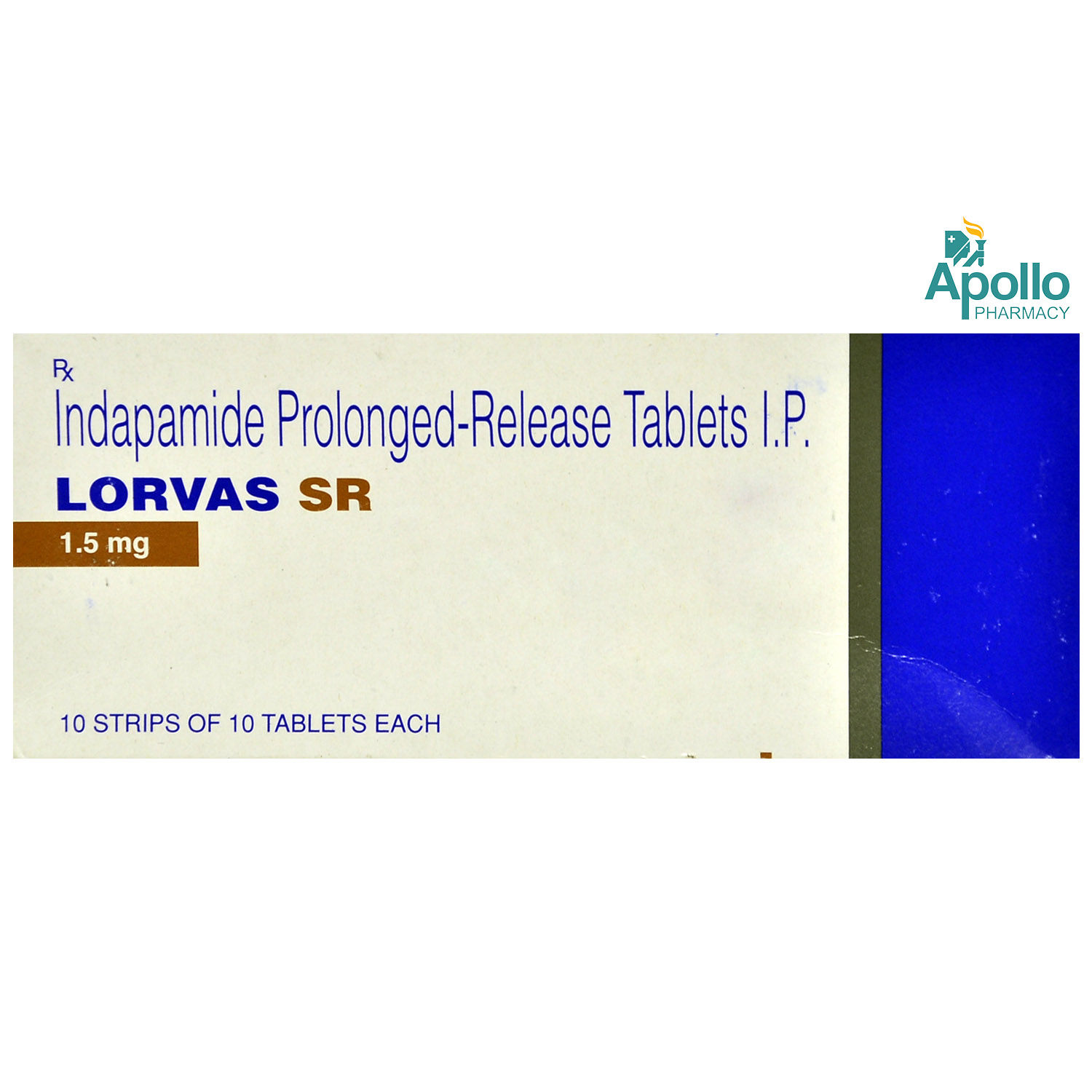Lorvas SR Tablet 10's Price, Uses, Side Effects, Composition - Apollo ...