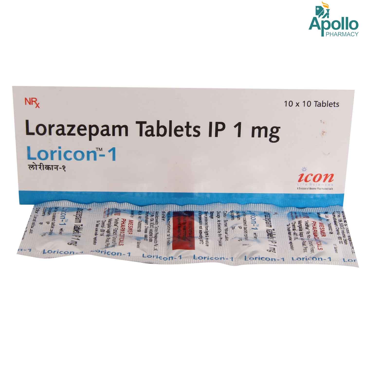 LORICON 1MG TABLET Price, Uses, Side Effects, Composition - Apollo Pharmacy
