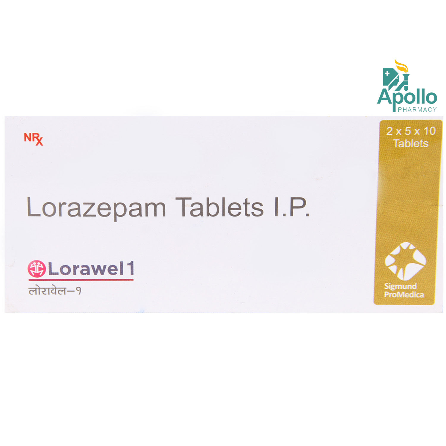 LORAWEL 1MG TABLET Price, Uses, Side Effects, Composition - Apollo Pharmacy