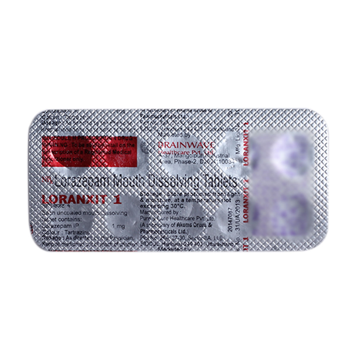 Loranxit 1mg Tablet 10's Price, Uses, Side Effects, Composition ...
