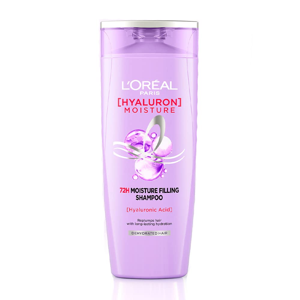 L'Oreal Paris Hyaluron Moisture 72H Moisture Filling Shampoo, 82.5 ml ...
