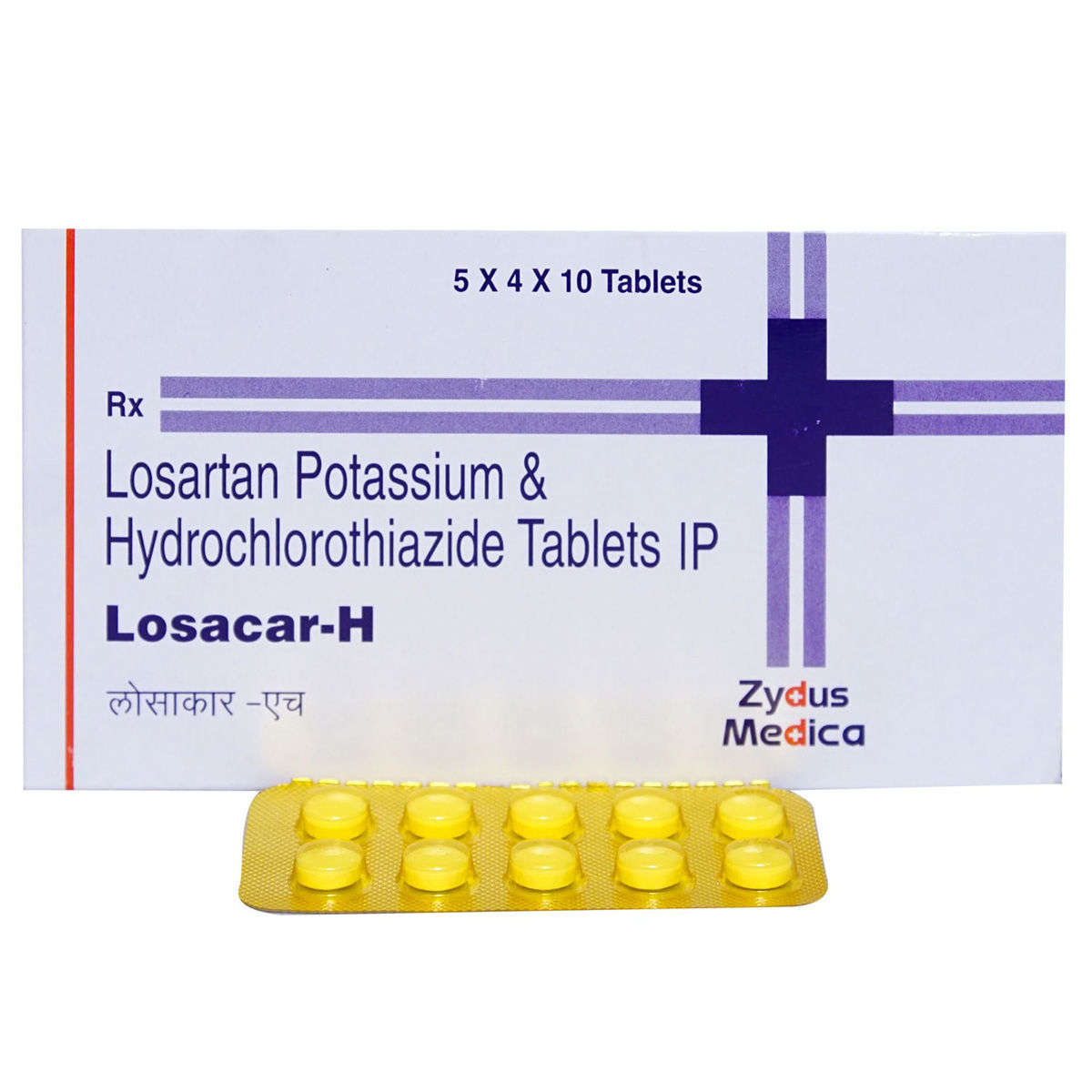 Losacar-H Tablet 10's Price, Uses, Side Effects, Composition - Apollo Pharmacy