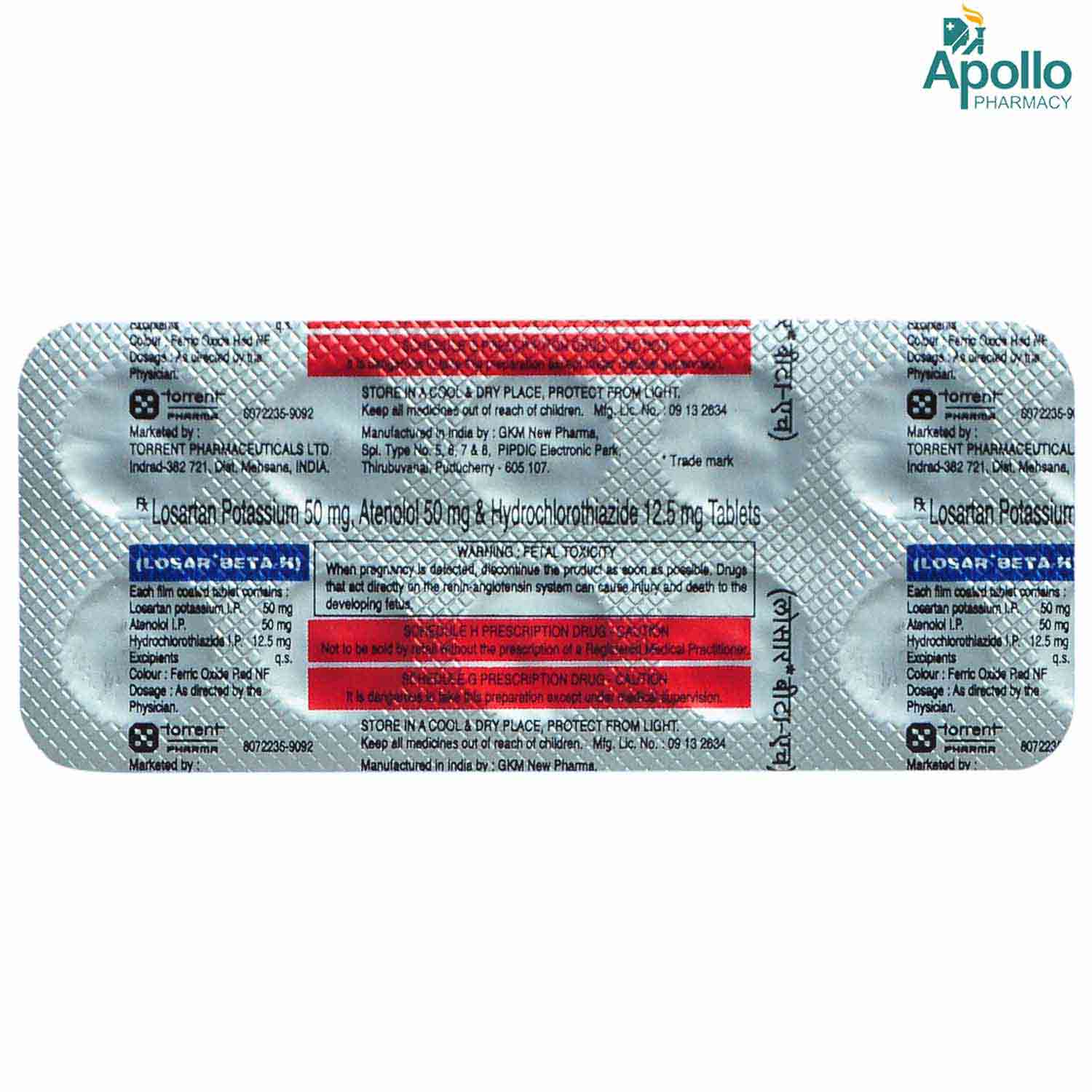 LOSAR BETA H TABLET Price, Uses, Side Effects, Composition - Apollo ...